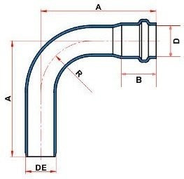 Curva 90° PVC JE PB PBA | Produtos | Tigre Brasil
