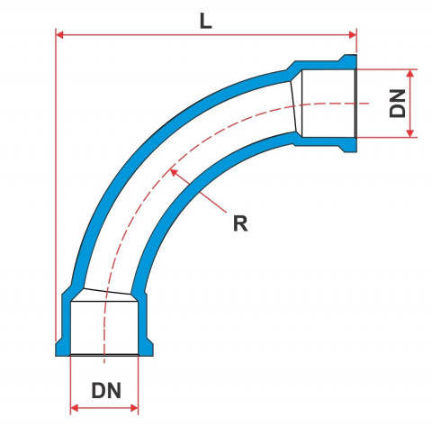 Curva 90 Eletroduto Soldável | Produtos | Tigre Brasil